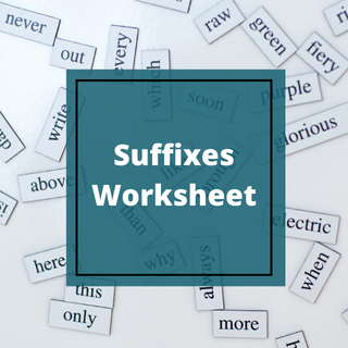 Suffixes Worksheet | Language Worksheets & Printable | GMN