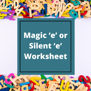 Magic ‘e’ or Silent ‘e’ Worksheet | Worksheets & Printable | GMN